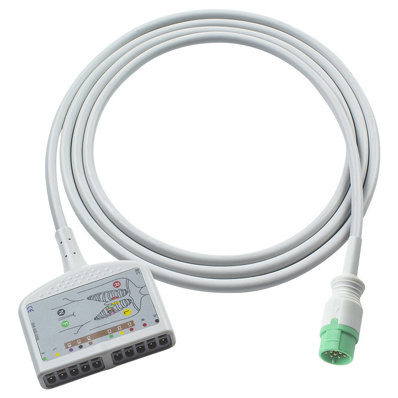 Kompatibel mit Mindray BeneHeart D6 EKG-Stammkabel EKG für Mindray ...